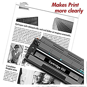 052 Toner Cartridge Compatible Replacement for Canon 052 052H Toner Cartridge for Canon imageCLASS MF424dw MF426dw MF429dw LBP215dw LBP214dw Printer (Black, 2-Pack)