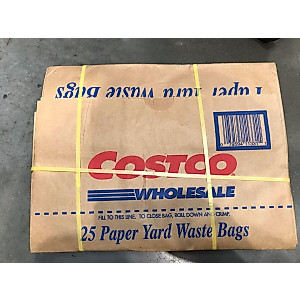 Costco Lawn and Leaf Bag 2 Ply 30 Gal 25 Ct
