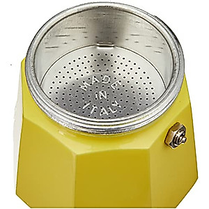 Bialetti 4983 Rainbow Espresso Maker, Yellow