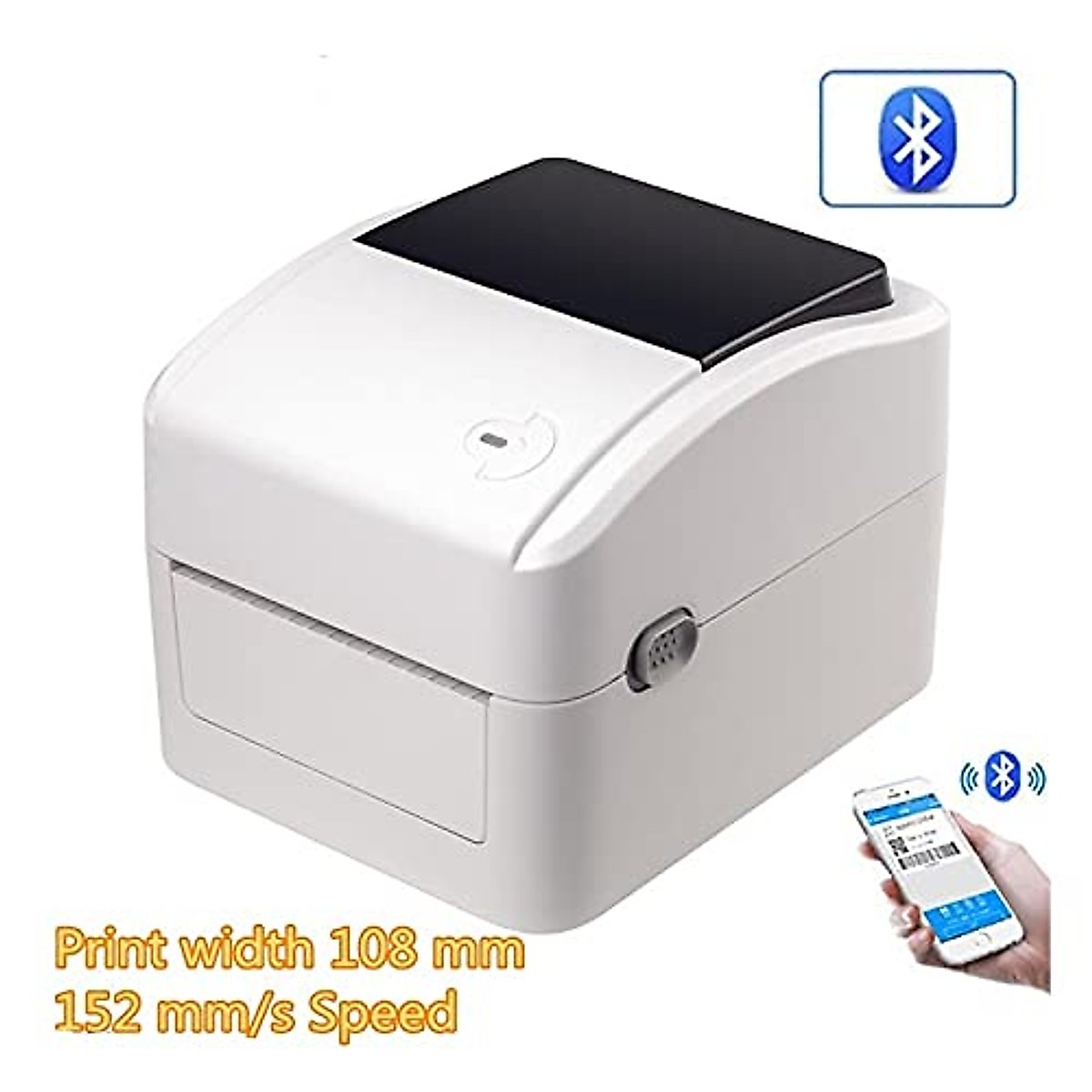 VIBY 10mm Width High Print Speed 152mm/s Thermal Label Printer Thermal Barcode Thermal Shipping Label Printer Support QR Code