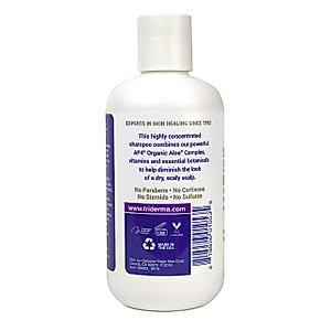 TriDerma Soothing Shampoo For Dry Scalp, Maximum Strength, Coal Tar Free, All Hair Types, 8.3 oz
