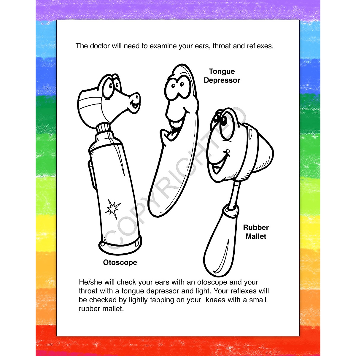 ZOCO - Your Hospital Cares About You - Coloring Books (25 Bulk Pack, Without Crayons) - Games, Puzzles, Activities for Kids