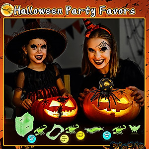 212 PCS Halloween Party Favors for Kids, Bulk Halloween Toys for Kids Halloween Treats Bag Stuffers Party Supplies Decor, Non-Candy Halloween Treats Prize Toy, Fun Halloween Gifts Goodie Bags Fillers