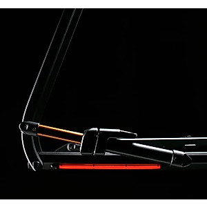 KUAT 2" Piston Pro X LED Dual Ratchet Hitch Rack - Secure Rugged Kashima-Coated Portable Foldable Easy-to-Use No Frame Contact 2-Bike Hauling Platform with 53" Max Wheelbase & 5" Max Tire Width