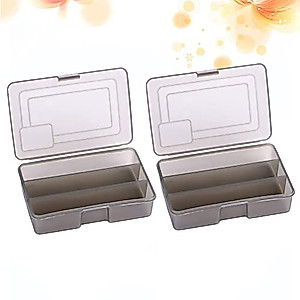 BESPORTBLE 2pcs Boxes Fishing Accessories Fishing Tackle Storage Fishing Tool Holder Fishing Bait Box` Fishing Tool Container Dart Stand Tackle Container Tools Lure Box Fishing Gear