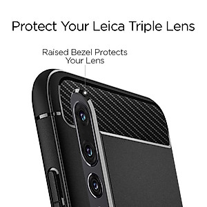 Spigen Rugged Armor Designed for Huawei P20 Pro Case (2018) - Black