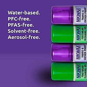 Nikwax Fabric & Leather Footwear Cleaning and Waterproofing DUO-Pack, 125ml