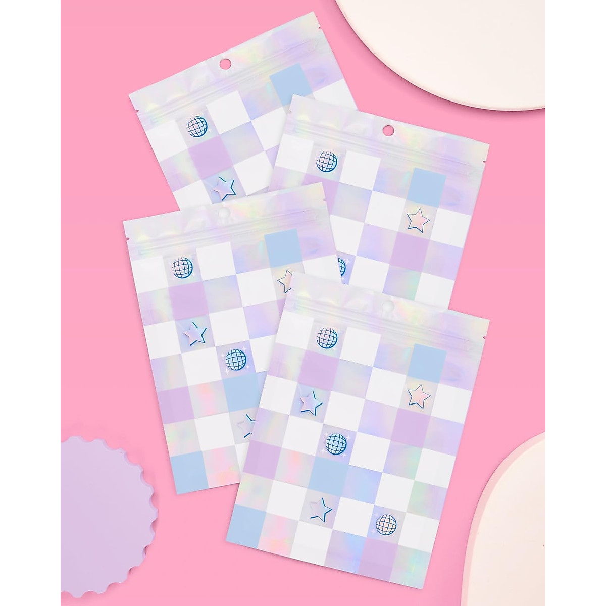 xo, Fetti Disco Party Hangover Kit Pouches - 20 pcs | Last Disco Bachelorette Party Recovery Bags, Retro Birthday Goodie Favor, Groovy Bridal Shower Supplies, Bridesmaid Gift, 21st Bday Decorations