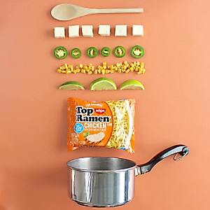 Nissin Top Ramen Noodle Soup, Chicken, 3 Ounce (Pack of 24)