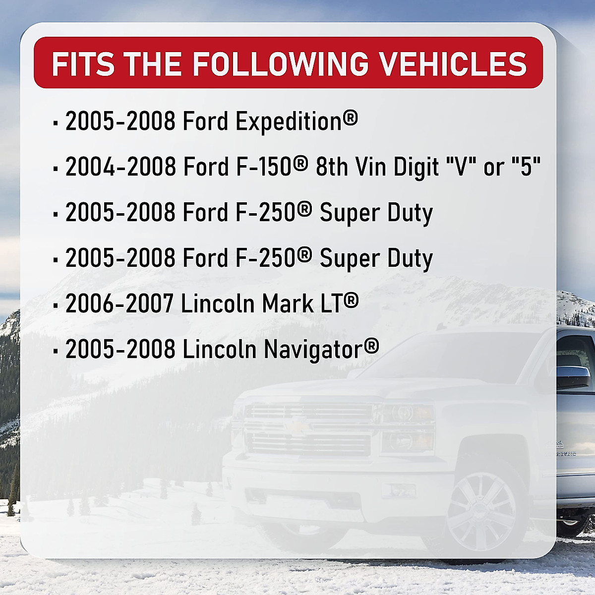 Variable Camshaft Timing Kit - Compatible with Ford & Lincoln Vehicles - 5.4L 24 Valve Triton Expedition, F-150, F-250, F-350 Super Duty, Mark LT, Navigator - Chain, Guide, Tensioner, Phaser