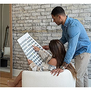 100 Dates Scratch Off Poster - Engagement Gifts, Gift for Her, Gifts for Her, Date Night, Anniversary for Couples, Date Night Ideas, Birthday Gifts for Women, Engagement, Wedding