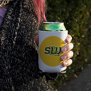 Southeastern Louisiana University Secondary Logo Can Cooler - Drink Sleeve Hugger Collapsible Insulator - Beverage Insulated Holder