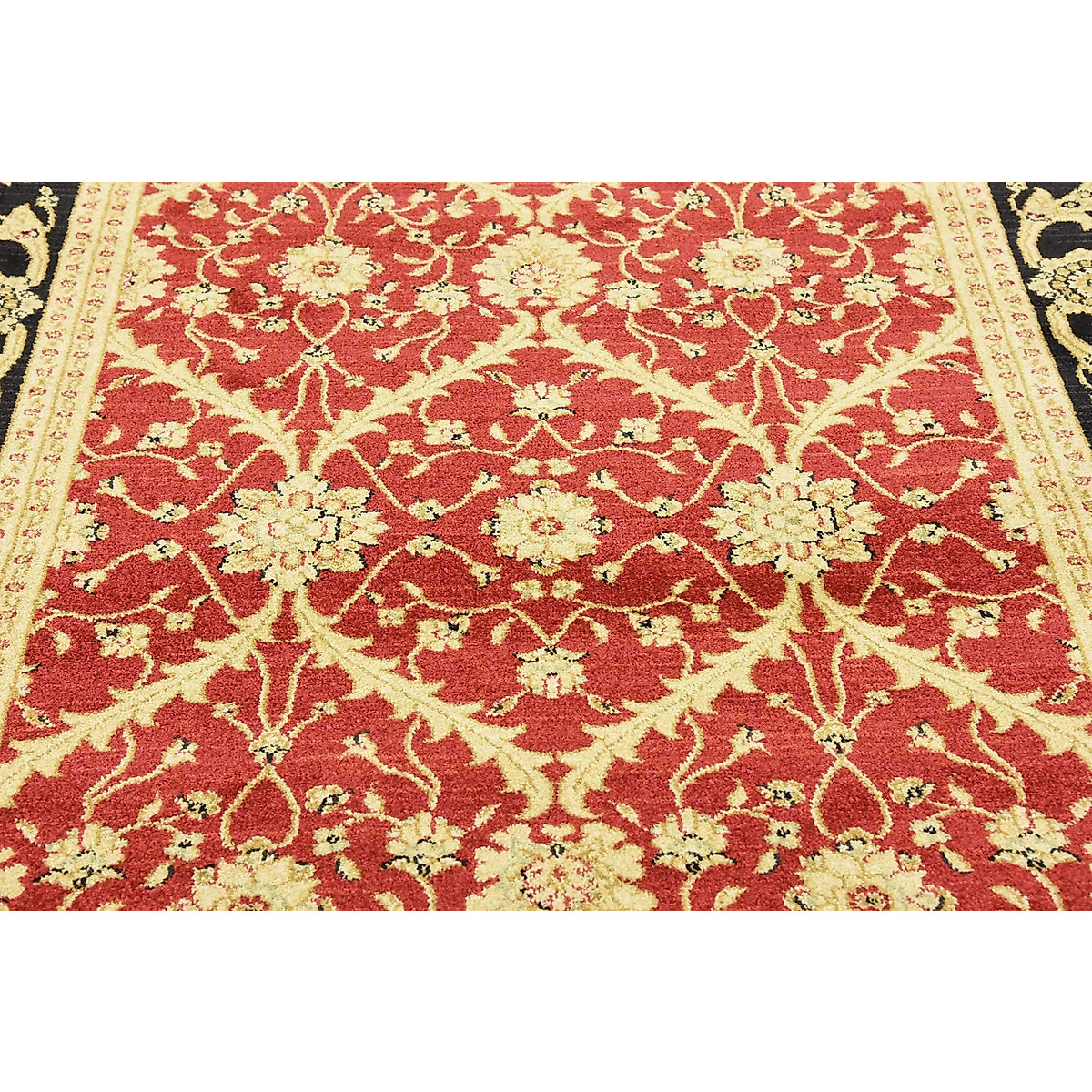 Unique Loom Edinburgh Collection Oriental Traditional French Country Red Area Rug (5' 0 x 8' 0)