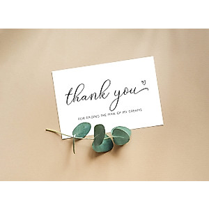 Thank You For Raising The Man Of My Dreams Wedding Day Card - Mother In Law To Be Gift From Bride For Grooms Parents