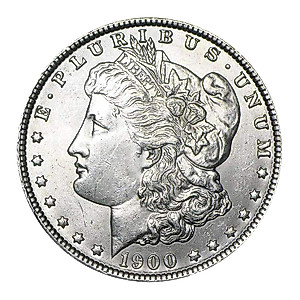 1900 P Morgan Silver Dollar BU $1 Brilliant Uncirculated