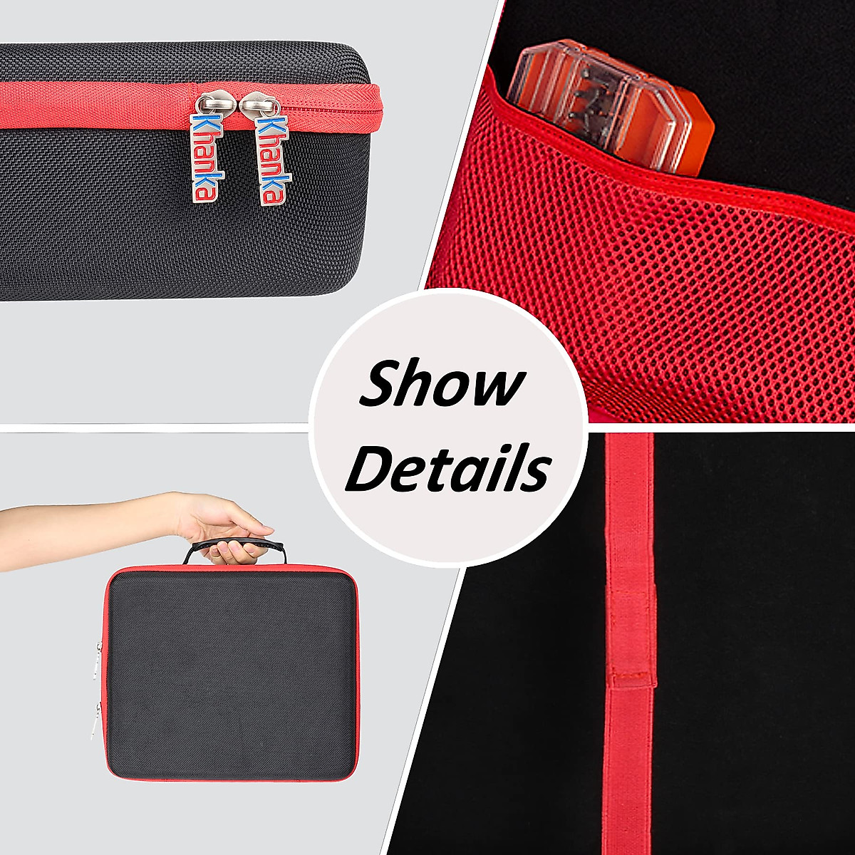 khanka Hard Storage Case Replacement for Milwaukee M18 FUEL D-HANDLE JIG SAW ‎2737-20, Case Only