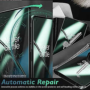 Orzero (3 Pack) Compatible for OnePlus 11 5G Screen Protector, Premium Soft Edge to Edge High Definition TPU Anti-Scratch Bubble-Free (Lifetime Replacement)