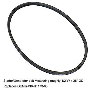 MOCW for Golf Cart Drive & Starter Generator Belt Replace for Yamaha G2, G5, G8, G9, G14 G16 G22 Drive Starter Belt Set Replace OE # J55-G6241-00, J55-H1173-00