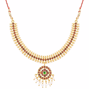 Fashionatelier Multi Color Full bharatanatyam Dance Set (10 Items)