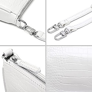 lapsting Shoulder Bag for Women Small Y2K Bags Clutch 90S Purse Crossbody Purses White Trendy Fashion Mini