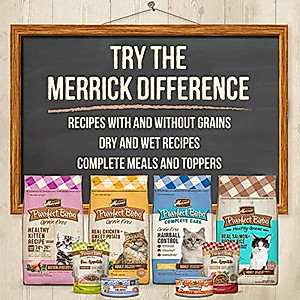 Merrick Purrfect Bistro Grain Free Cat Food, Real Chicken and Sweet Potato Dry Cat Food Recipe - 12 lb. Bag