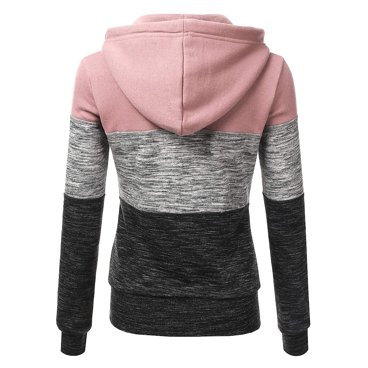 DOUBLJU Lightweight Thin Zip-Up Casual Hoodie Jackets for Womens with Plus Size