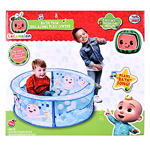 CoComelon Bath Time Sing Along Play Center - Ball Pit Tent with 20 Bonus Play Balls and Music - Sunny Days Entertainment