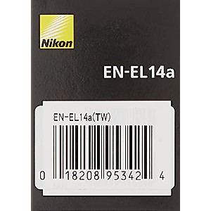 Nikon 27126 EN-EL 14A Rechargeable Li-Ion Battery (Grey)
