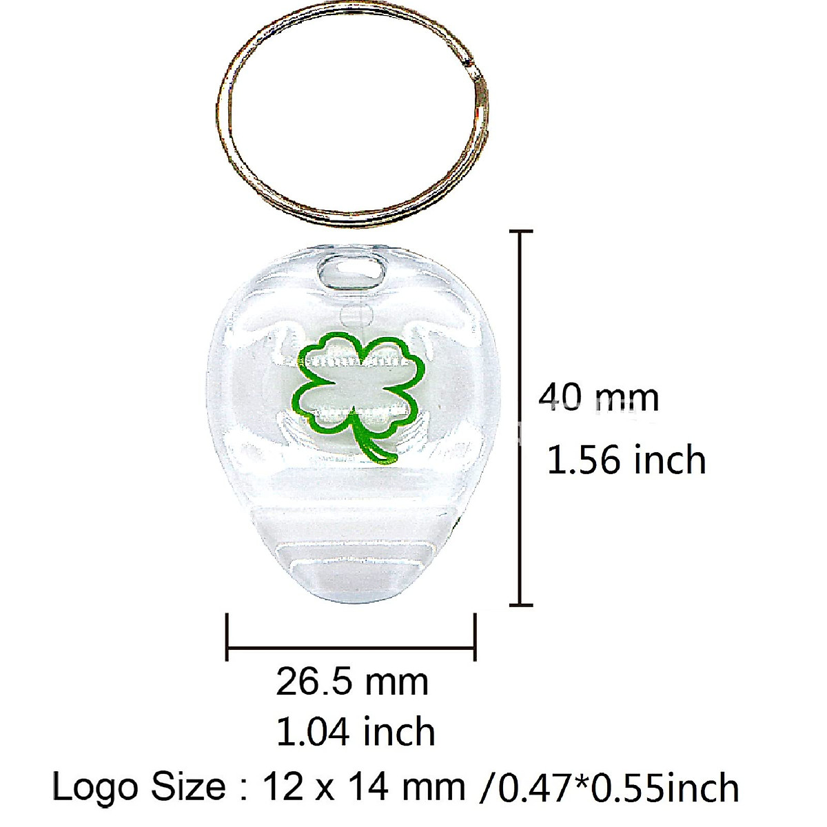 Plastic Scraper for Lottery Tickets, Stickers , Labels, Films, Clover Lottery Scratcher , Lotto Scratcher With Keychain, Gambler Lucky gift (10)