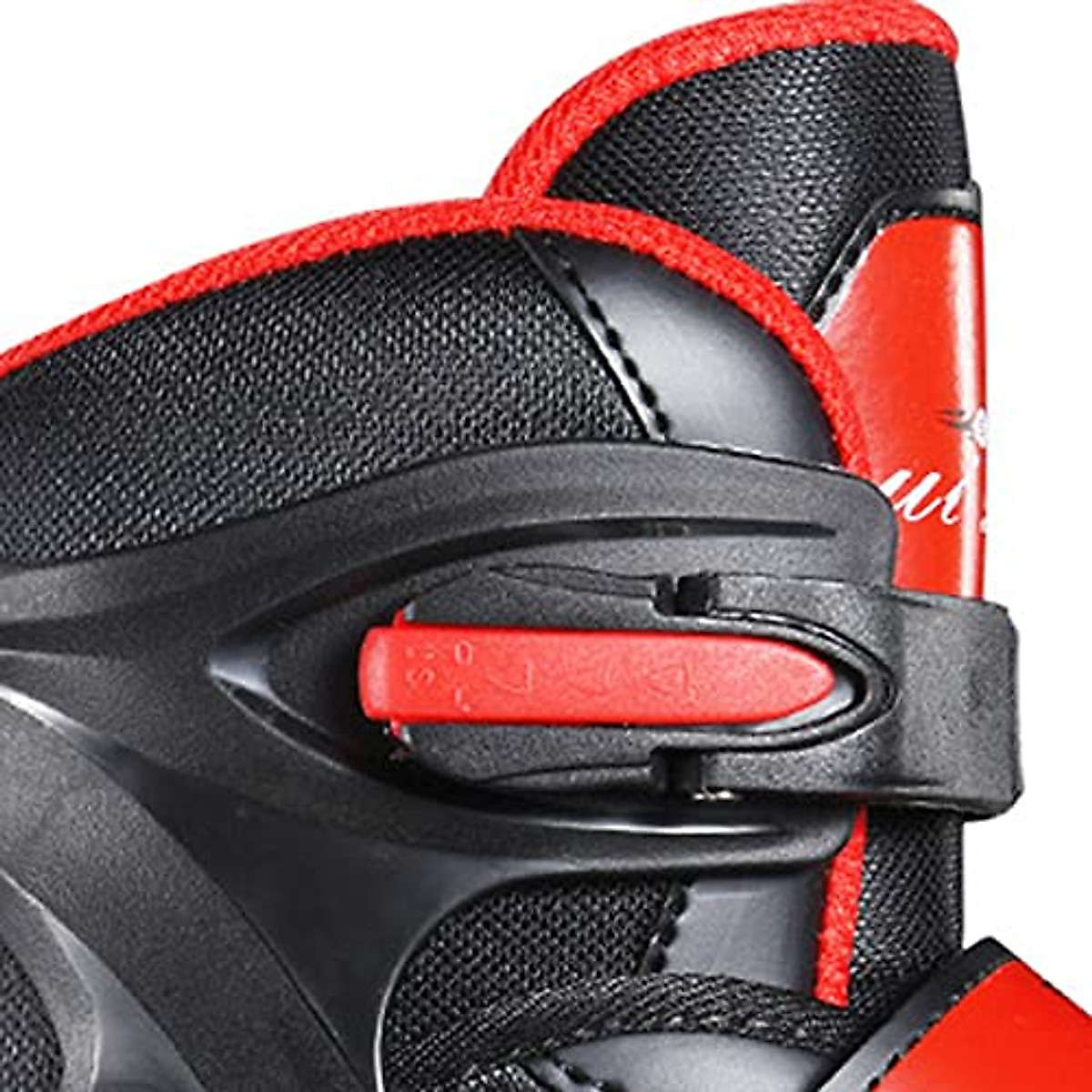 4 Colors Adjustable Light up Full Protection Roller Skates for Girls Boys Tennagers (Blue, M) Medium