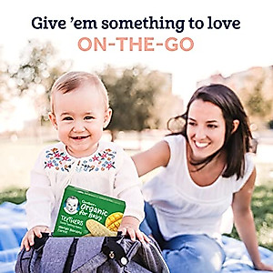 Gerber Organic for Baby Teethers, Mango Banana Carrot, Gentle Teething Wafers, Made with Non-GMO Ingredients, 12 Individually Wrapped 2 Packs Per Box (Pack of 2 Boxes)