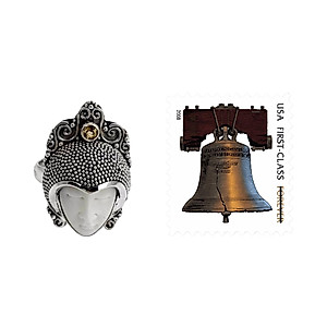 NOVICA Artisan Handmade Citrine Cocktail Ring Cow Bone Silver Sterling Yellow Indonesia Birthstone [crownbezel 1.1 in L x 0.7 in W Band Width 3 mm W] ' Sleeping Prince'