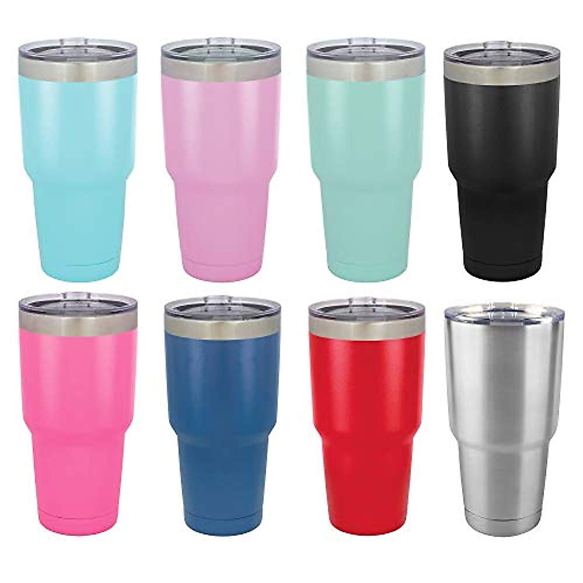 I'D RATHER BE CRUISING Light Purple 30 oz Tumbler With Straw and Slide Top Lid | Stainless Steel Travel Mug | Compare To Yeti Rambler