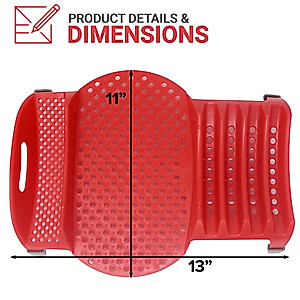 Exultimate Dish Drying Rack Sink Small Kitchen Space Saving Compact Drainboard Rust Proof Countertop
