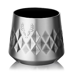 Viski Paragon Whiskey Taster Cocktail Tumbler Insulated Rocks Tumbler Stainless Steel Rocks Glass 8oz Set of 1