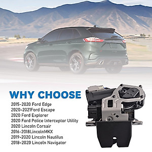 Unikpas Liftgate Door latch actuator assembly w/motor compatible for Ford Edge 2015-20,Explorer 2020,Expedition 2018-2020,Lincoln MKX 2016-18 Navigator 2018-20