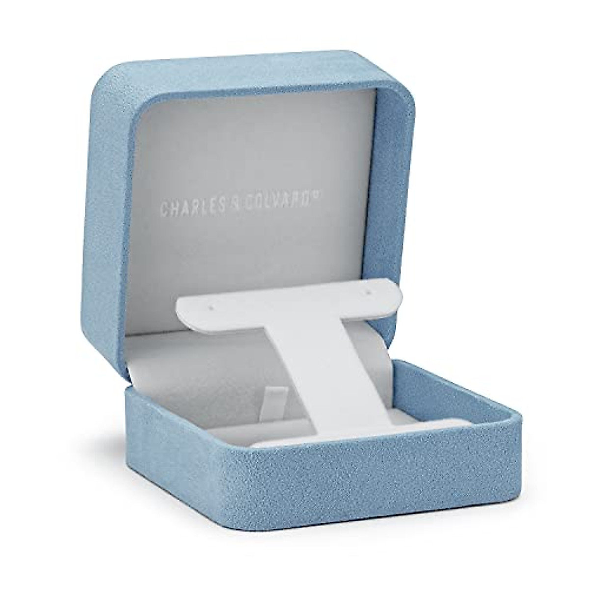 Charles & Colvard Created Moissanite 5mm Round Cut Leverback Drop Earrings for Women | 1 cttw DEW | Lab Grown | Solid 14K White Gold with Rhodium