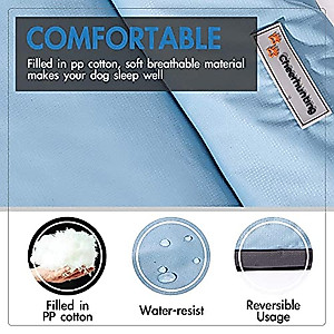 CHEERHUNTING Outdoor Dog Bed Pet Bed 40”X32”, Waterproof, Washable, Water-Resist, Large, Durable, Portable Camping Travel Pet Mat