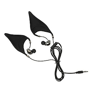 Mikikit Women Noise Fake in Accessories Earphone Computer Halloween Tablet Kids Phones Headphone Stereo Elves Elf in- with Earbuds Exercise Costume Phone Cell in-Ear Accessory Practical