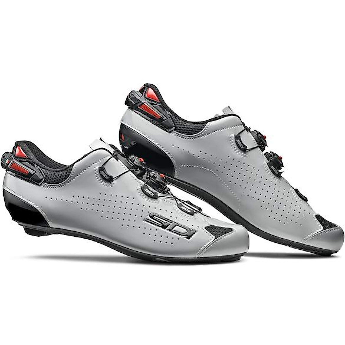 Sidi Shot 2 Road Bike Shoes GLOSS-GREY-BLK 41.5