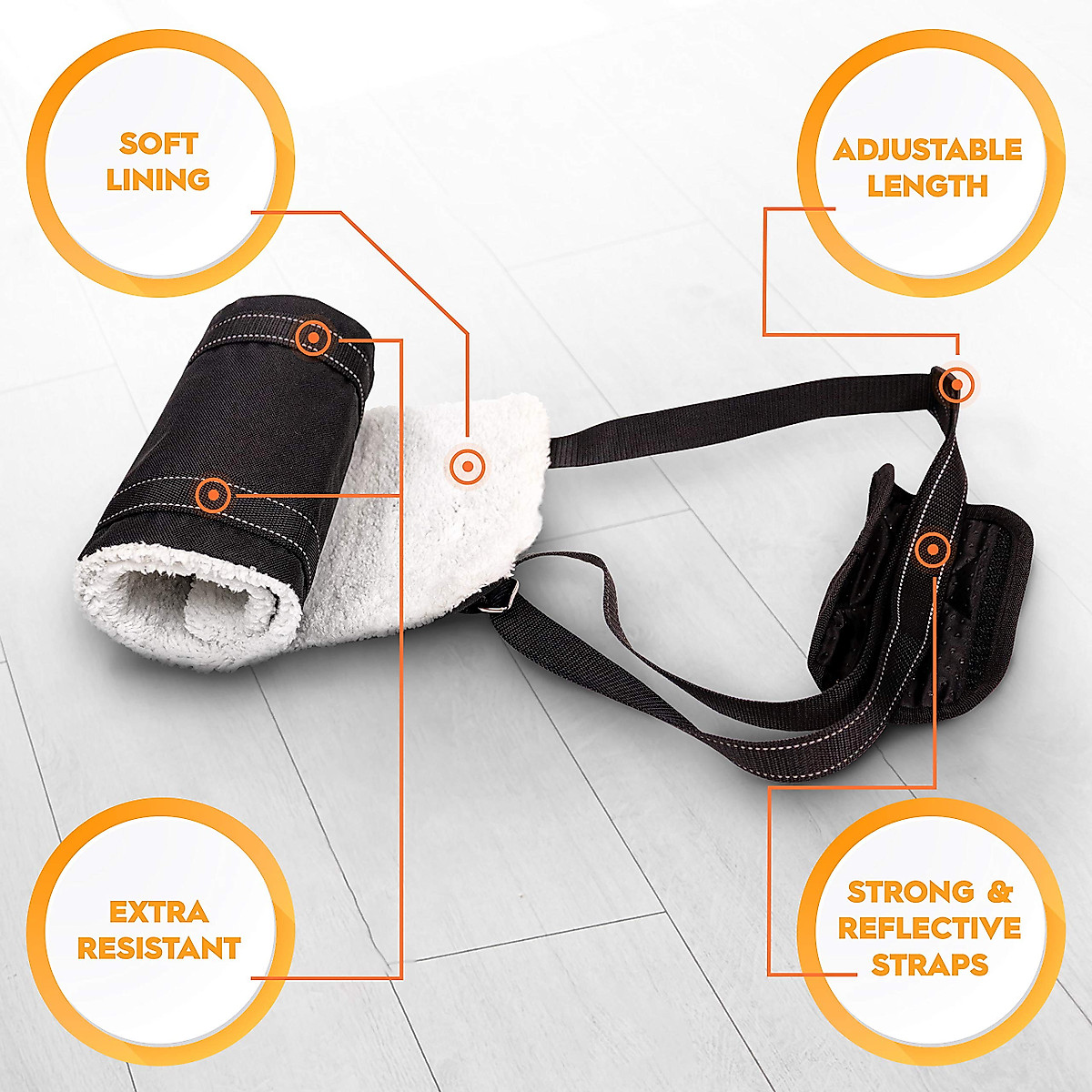 Pet Friendz Dog Lift Harness for Rear Legs - Dog Sling for Rear Legs, Rehabilitation Sling Harness, Dog Lift, Support Harness to Help Lift Dogs Rear for Canine Aid - Large Breed