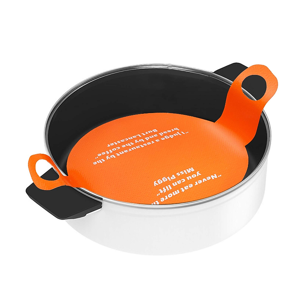 Dongzhur 2 Pieces Silicone Baking Mat for Dutch Oven Bread Baking - Long Handles for Gentler, Safer & Easier Transfer of Dough - Easy to Clean