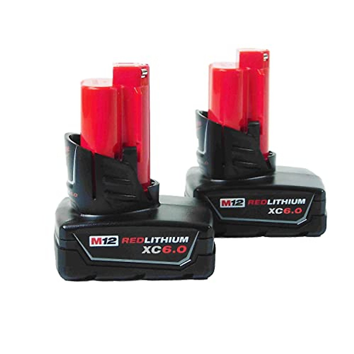 Milwaukee 48-11-2460 M12 12V Lithium-Ion XC Extended Capacity Battery Pack 6.0Ah (2-Pack)