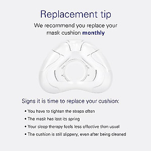 ResMed AirFit N20 Cushion - Nasal Cushion Replacement - Features InfinitySeal Design - Large