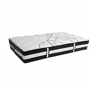 Flash Furniture Capri Comfortable Sleep 12" Hybrid Pocket Spring and Foam Mattress in a Box, Foam Pocket Spring Hybrid Mattress for Pressure Relief, Twin