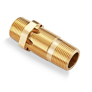 LitOrange LP Propane Air Mixer Valve, Gas High Capacity 3/4" Air Mixer Valve for Fire Pits and Fireplace, 300K BTU, Solid Brass