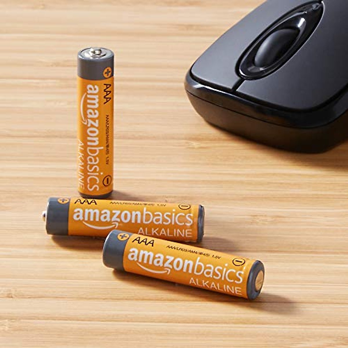 Amazon Basics 20 Pack AAA High-Performance Alkaline Batteries, 10-Year Shelf Life, Easy to Open Value Pack