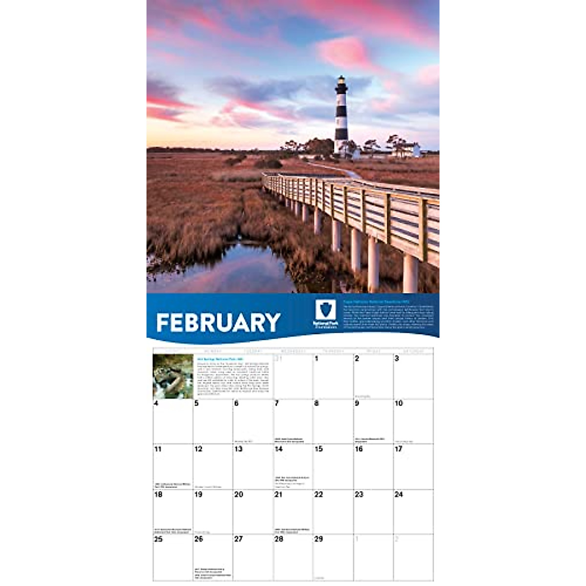 2024 National Park Foundation Wall Calendar: 12-Month Nature Calendar & Photography Collection (Monthly Calendar)