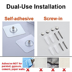 Stainless Steel Bathroom Wall Towel Rack for Rolled and Folded Towels - Mounted Metal Holder for Easy Washcloth Storage and Organizing (Gold)