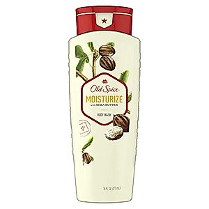 Old Spice, Mens Body Wash Moisturize With Shea Butter, 16 Fl Oz